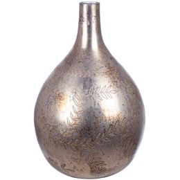 Gilde Bodenvase &raquo;Vase Peso, grau H.56 cm&laquo; grau Glas B/H/T: 34cm x 56cm x 34cm