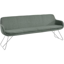 Musterring Essbank &raquo;Tavia&laquo; Schlittengestell in drei Ausf&uuml;hrungen, Breite 180, 200 oder 220 cm blau 100% PES B/H/T: 220cm x 87cm x 66cm, Flachgewebe