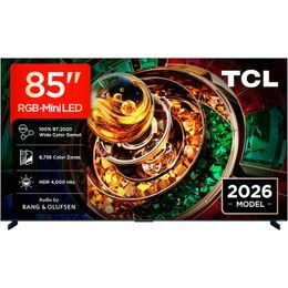 TCL Mini-LED-Fernseher &raquo;85RM9LX1&laquo; 215 cm/85 &prime;&prime; Smart-TV Apple Airplay 2, 6.000 nits HDR, Audio von Bang & Olufsen schwarz 144 Hz Bildwiederholrate mit