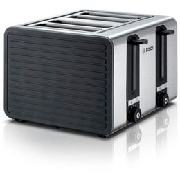 Bosch Toaster &raquo;TAT7S45, 4-Schlitz Toaster, mit Abschaltautomatik,&laquo; 4 kurze Schlitze 1800 W ideal f&uuml;r 4 Scheiben Toast, 1800 W, Edelstahl/grau grau 