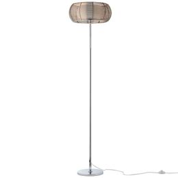 Brilliant Stehlampe &raquo;Relax&laquo; E27 1 Stk. Stehlampe 2flg bronze/chrom braun 2, &Oslash; 42,5cm H: 162cm, 1 Stk.