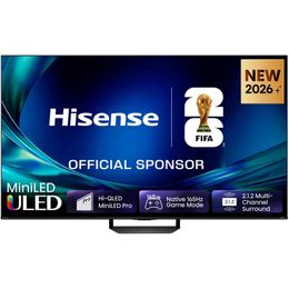 HISENSE Mini-LED-Fernseher &raquo;55U7DS PRO&laquo; 139 cm/55 &prime;&prime; Smart-TV schwarz Dolby Atmos, Dolby Vision, Hi-QLED MiniLED Pro, AI 4K Upscaler