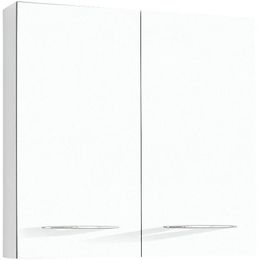 Welltime H&auml;ngeschrank &raquo;Portofino&laquo; wei&szlig; Holzwerkstoff, Melamin wei&szlig;/wei&szlig;, B/H/T: 60cm x 64cm x 20cm, T&uuml;ren: 2 Stk.