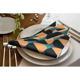 Adam Stoffserviette &raquo;Circles&laquo; GOTS organic,zertifiziert durch CERES 0242Made in Germany bunt Obermaterial: 100% Baumwolle Bio-Baumwolle