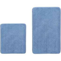 Kleine Wolke Badematte &raquo;RELAX, Badvorleger, Badezimmer Teppich&laquo; H&ouml;he 30 mm rutschhemmend beschichtet fu&szlig;bodenheizungsgeeignet Badteppich, meliert, rechteckig, rund