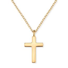 Engelsrufer Damen Kette mit Anh&auml;nger &raquo;Ein Schutzengel f&uuml;r die Ewigkeit&laquo; gold Silber 925 (Sterlingsilber), L: 42 B: 1,3mm