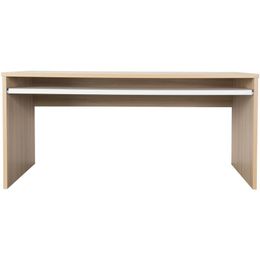 VOGL M&ouml;belfabrik Schreibtisch &raquo;Barrie mit 2-farbigem Tastaturauszug&laquo; in 2 Breiten, 2,5 cm Tischplattenst&auml;rke, Made in Germany braun B/H/T: 160cm x 