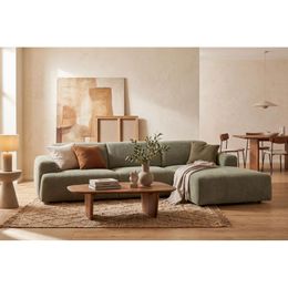 OTTO home Ecksofa &raquo;Linkka, Breite 301 cm&laquo; L-Form, in einem weichen Chenille-Stoff, mit Wellenunterfederung gr&uuml;n 90% PES, 10% Nylon B/H/T: 301cm x 75cm