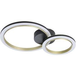 Eglo Deckenleuchte &raquo;CALLIERA Deckenlampe - Stahl, Kunststoff - LED - 12W - IP20&laquo; LED-Modul 1 Stk. Warmwei&szlig; Wohzimmerlampe, Esszimmerlampe, Flur, 