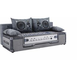 exxpo - sofa fashion Schlafsofa &raquo;Extravagantes Sofa f&uuml;r Individualisten mit Bettfunktion und Bettkasten&laquo; in au&szlig;ergew&ouml;hnlichen Bezugsvarianten, 