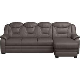 COTTA Ecksofa &raquo;Marcus L-Form&laquo; wahlweise mit Schlaffunktion braun 64% Polyurethan, 25% Polyester, 11% Baumwolle B/H/T: 257cm x 99cm x 162cm, Kunstleder