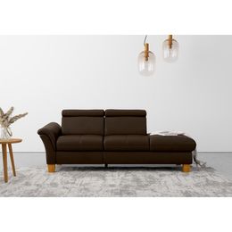 OTTO home Recamiere &raquo;Lindgren&laquo; wahlweise motorische TV-Funktion, Bettkasten und Kopfteilverstellung braun 100% Polyester B/H/T: 206cm x 84cm x 93cm, 