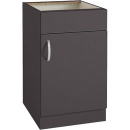 Wiho-K&uuml;chen wiho K&uuml;chen Sp&uuml;lenschrank &raquo;Flexi&laquo; Breite 50 cm grau B/H/T: 50cm x 82cm x 57cm