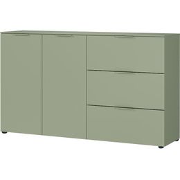 Germania Sideboard &raquo;Savoca&laquo; 1 Stk. tlg. Breite 151 cm, Soft-close, 2 Fu&szlig;varianten inkl., Made in Germany gr&uuml;n Holzwerkstoff B/H/T: 151cm x 98cm x 40cm