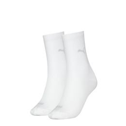 Puma Herren Puma Socken &raquo;Puma WOMEN SOCK&laquo; 2 Paar, mit atmungsaktivem Mesh zur Bel&uuml;ftung, um k&uuml;hl und trocken zu bleiben wei&szlig; 39-42