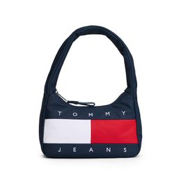 Tommy Jeans Damen Schultertasche &raquo;TJW ARCHIVE SHOULDER BAG&laquo;, Damen Umh&auml;ngetasche, Tragetasche mit plakativer Logoflagge blau B/H/T: 24cm x 16cm x 8cm