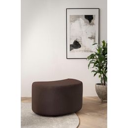 Home Affaire Hocker &raquo;MAISIE Webvelours, passende Erg&auml;nzung Drehsessel&laquo; in 3 Farben braun B/H/T: 52cm x 45cm x 38cm, Webvelours