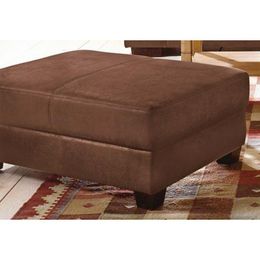 Home Affaire Hocker &raquo;Falk&laquo; in 4 Bezugsqualit&auml;ten, gro&szlig; braun Microfaser Antiklederoptik (100% Polyester);Microfaser PRIMABELLE (100% Polyester);Luxus-