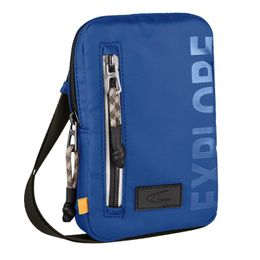 Camel Active Damen Camel Active Handytasche &raquo;Explore&laquo; wasserabweisendes recyceltes Nylon und reflektierende Rei&szlig;verschl&uuml;sse blau B/H/T: 12,5cm x 