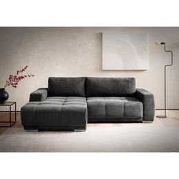 OTTO home Ecksofa &raquo;Bolero L-Form, B: 241 cm, Couch & Wohnlandschaft&laquo; optional Schlaffunktion & Bettkasten schwarz 96% POLYESTER (PES)/4% POLYAMID(PA) 
