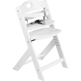 BABYGO Hochstuhl &raquo;Family, white&laquo; () wei&szlig; Massivholz B/H/T: 45cm x 81cm x 50cm