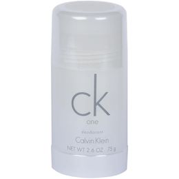 Calvin Klein Unisex Deo-Stift &raquo;cK one&laquo; mit frisch belebender Note wei&szlig; 75ml