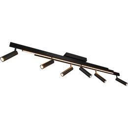 Trio Leuchten LED Deckenleuchte &raquo;ZENO ausziehbare LED Deckenlampe mit 6 verstellbaren Spots dimmbar CCT&laquo; LED-Board 1 Stk. warmwei&szlig; - kaltwei&szlig; getrennt