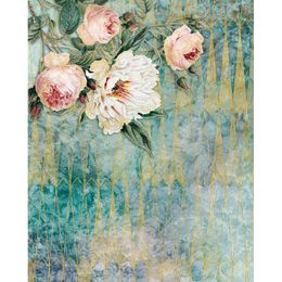 Komar Vliestapete &raquo;Digitaldruck Vlies - La Rosa - Gr&ouml;&szlig;e 200 x 250 cm&laquo; bedruckt glatt Wohnzimmer, Schlafzimmer bunt Vlies B/L: 200m x 250m, Rollen: 1
