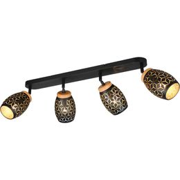 REALITY LEUCHTEN Deckenstrahler &raquo;BIDAR 4-flammig, exkl 4x E14 max 10W, Deckenlampe Spots verstellbar&laquo; E14 1 Stk. warmwei&szlig; - kaltwei&szlig; Metall-