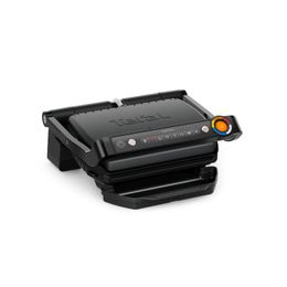 Tefal Kontaktgrill &raquo;OptiGrill+, erneuerte Kochstufenanzeige, 6 automatische Programme&laquo; 2000 W sp&uuml;lmaschinengeeignete Platten, inkl. My App, GC717810 schwarz