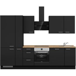Nobilia K&uuml;chenzeile &raquo;"Touch II", NEU: individuell anpassbar mit gratis Profi-Beratung&laquo; vormontiert, Breite 300 cm, Ausrichtung w&auml;hlbar, wahlw. mit E-