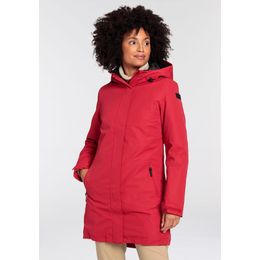 Icepeak Damen 3-in-1-Funktionsparka &raquo;PHILIPPSBU&laquo; mit Kapuze wasserdicht, winddicht, atmungsaktiv, mit gef&uuml;tterter Kapuze rot 36