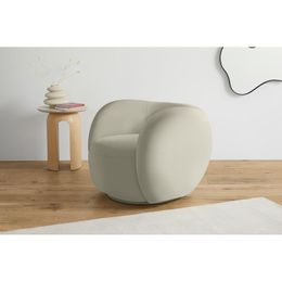 homsy by Ana Johnson Sessel &raquo;Pebbla, exklusiver, formsch&ouml;ner Designsessel, Drehsessel&laquo; Mit oder ohne Drehfunktion, in Luxus-Microfaser oder Chenille 