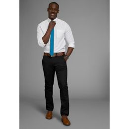 MAN'S WORLD Man's World Herren Krawatte in klassischen Farben & Slim-Breite - neue Farben bordeaux & petrol blau Einheitsgr&ouml;&szlig;e