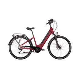 Saxonette Unisex SAXONETTE &raquo;Deluxe Sport (Wave)&laquo; 9 Gang Shimano Alivio Schaltwerk Kettenschaltung Mittelmotor 250 W (mit integr. Akku), Elektrofahrrad