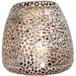 Casablanca by Gilde Windlicht &raquo;Windlicht Chico antik-silber&laquo; silber Metall B/H/T: 20cm x 20cm x 20cm