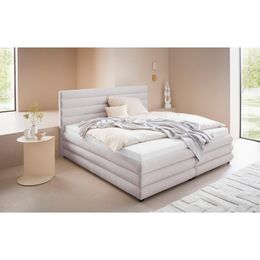 LeGer Home by Lena Gercke Polsterbett &raquo;Maylis&laquo; wahlweise mit und ohne Matratze und Lattenrost, auch in 200cm Breite beige 100% Polyester Liegefl&auml;che 
