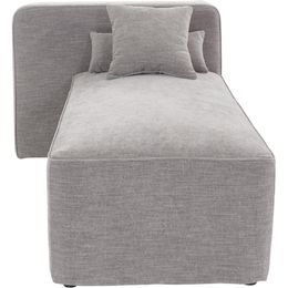 Home Affaire Ottomane &raquo;Sundstrup&laquo; Modulserie, individuelle Zusammenstellung grau 100% Polyester B/H/T: 100cm x 76,5cm x 153cm, Samtoptik, Ottomane 