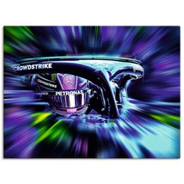 Artland Wandbild &raquo;LH44 - Hamilton in kreativen Farben&laquo; Funsport 1 Stk. tlg. als Alubild, Leinwandbild, Poster, Wandaufkleber in verschied. Gr&ouml;&szlig;en bunt 
