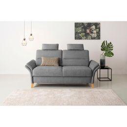 OTTO home 3-Sitzer &raquo;Westerland&laquo; Federkern-Polsterung. wahlweise mit Armlehnfunktion grau 100% Polyester B/H/T: 186cm x 90cm x 89cm, Chenille-Optik, 