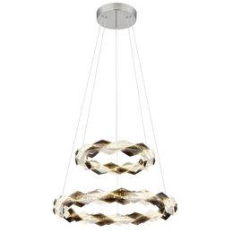 Globo LIGHTING LED Pendelleuchte &raquo;KARILION&laquo; LED-Modul Tageslichtwei&szlig; H&auml;ngelampe/H&auml;ngeleuchte/Wohnzimmer/Esstisch/elegant Einheitsgr&ouml;&szlig;e