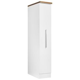 KOCHSTATION Apothekerschrank &raquo;KS-Samos&laquo; mit 3 Ablagen wei&szlig; wei&szlig;, B/H/T: 30cm x 165cm x 60cm, T&uuml;ren: 1 Stk.