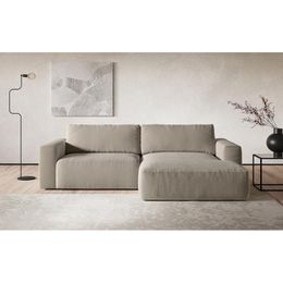 COTTA Ecksofa &raquo;Lasso L-Form, B: 288 cm, XL Sofa, Top Modern&laquo; XL Recamiere B:114 cm, bequeme Wellenunterfederung, viele Stoffe B/H/T: 288cm, Chenille, 