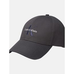 Calvin Klein Herren Baseball Cap mit Markenlogo grau Einheitsgr&ouml;&szlig;e