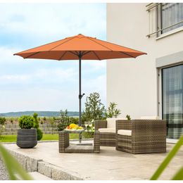 Schneider Schirme Sonnenschirm &raquo;Adria&laquo; ohne Schirmst&auml;nder orange Obermaterial: 100% Polyester Einheitsgr&ouml;&szlig;e