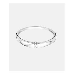 Diamant L'&eacute;ternel Ring aus 375 Wei&szlig;gold mit Diamant | Gr.: 58