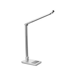 Beliani B&uuml;roleuchten LEPUS in Silber - (W) 14 x (H) 45 x (L) 30 cm | Gr.: onesize