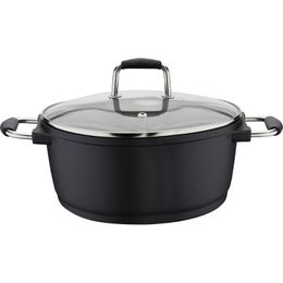 GSW Kochtopf &raquo;Scala&laquo; 1 Stk. tlg. Aluminiumguss schwarz 6,7 l + &Oslash; 28cm + H&ouml;he 12,5cm