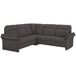 Home Affaire Ecksofa &raquo;Tahoma L-Form&laquo; mit Armlehnfunktion, optional Schlaffunktion, Schublade & Relax braun B/H/T: 251cm x 103cm x 231cm, Kunstleder 