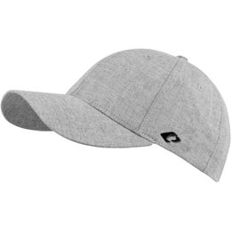 Chillouts Damen Chillouts Baseball Cap &raquo;Plymouth Hat&laquo; aus Leinen-Baumwollmix mit verstellbarer Passform & nat&uuml;rlichem Look grau Einheitsgr&ouml;&szlig;e